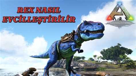 Rex Evcilleştirdim Ve Alfa Rex Kestim Ark Survival Evolved The İsland