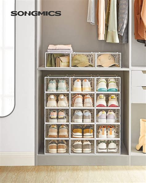 Schoenendozen 12 Delige Set Opbergdoos Voor Schoenen Schoenenorganizer Opvouwbaar
