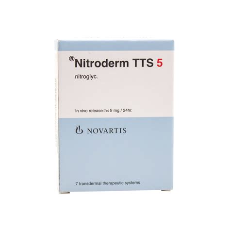 Nitroderm Tts 5mg 7 Patches Lotus Pharmacies