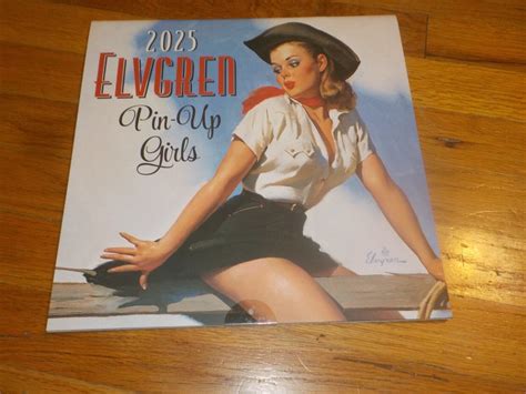 Elvgren Pin Up Girls 2025 Calendar 12 X 12 Gil Elvgren Wall Calendar