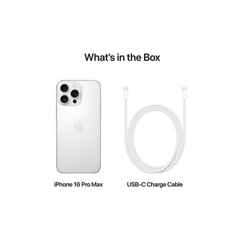 Ourfriday Apple Iphone 16 Pro Max 256gb White Titanium Us Spec