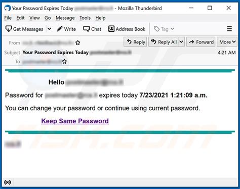 Password Expiration Notice Email Scam Removal And Recovery Steps