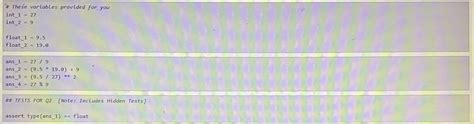 Solved These Variables Provided For You Int Chegg