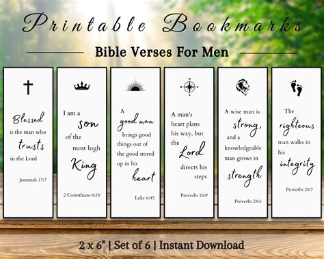 Bible Verse Bookmarks To Print