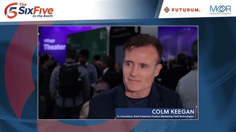 The Six Five In The Booth With Dells Colm Keegan At Aws Re Invent 2022