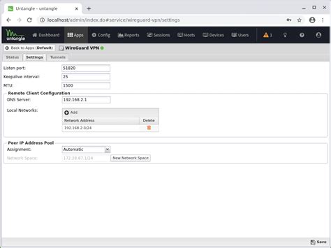 Untangle New Features Including WireGuard VPN Virtualization Howto