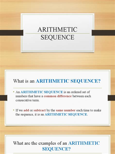 Arithmetic Sequence Download Free Pdf Mathematics Arithmetic