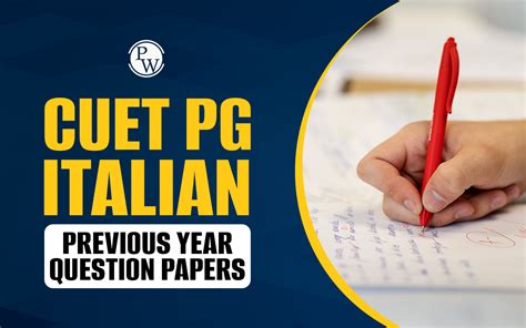 Cuet Pg Italian Previous Year Question Papers Download Pdf