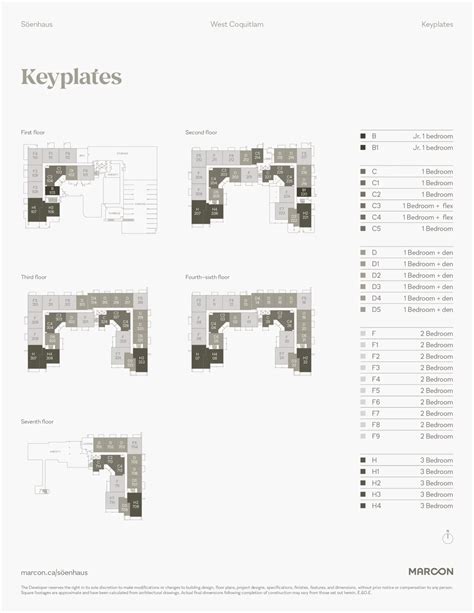 Söenhaus Coquitlam By Marcon 710 Como Lake Avenue Floorplans And Pricing Mike Stewart