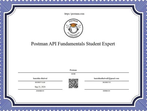 Kanishka Dhalwal On Linkedin Apicertification Postmancertified Api