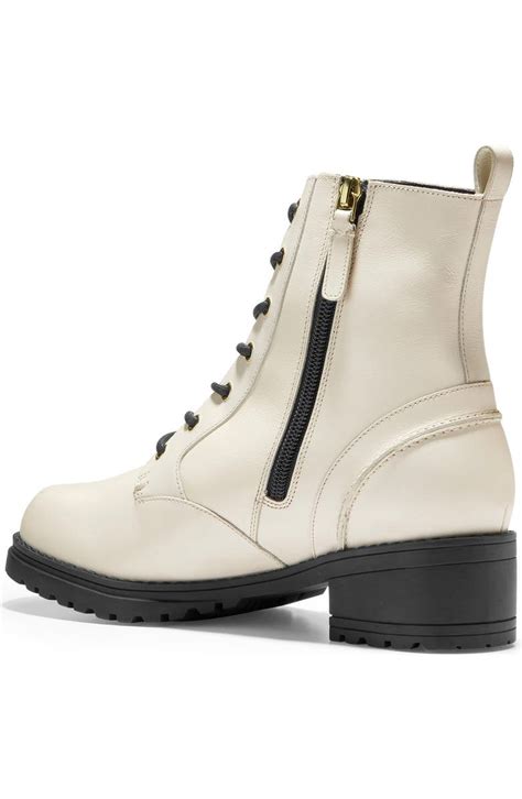Cole Haan Camea Waterproof Leather Combat Boot Women Nordstromrack