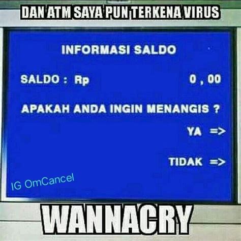 Kumpulan Meme Ransomware Wannacry Yang Pas Banget Sama Kondisimu
