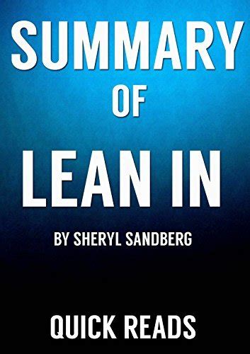 Summary Of Lean In By Sheryl Sandberg Includes Key Takeaways
