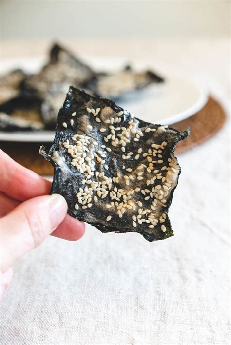 Korean Fried Seaweed Snack Kim Bugak 김부각 Carving A Journey