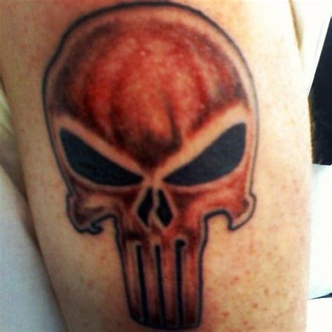 Tattoo 2 Punisher Skull By Punky35 On Deviantart