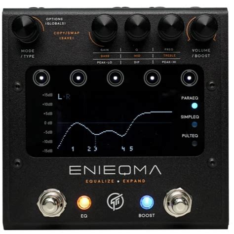 Gfi System Enieqma 5 Band Full Parametric Eq Pedal