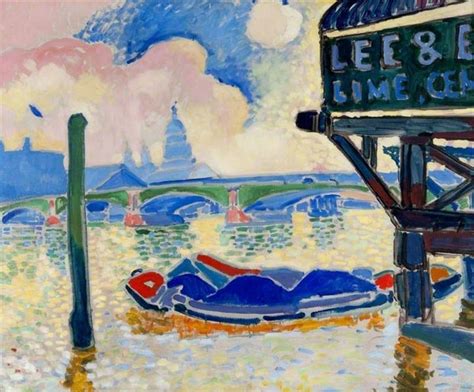 Barges On The Thames 1906 Andre Derain