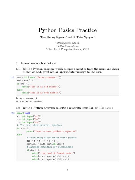 Python Basis Pdf