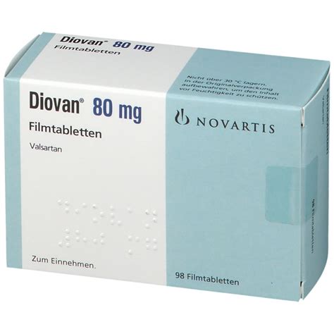 Diovan 80 Mg 98 St Mit Dem E Rezept Kaufen Shop Apotheke