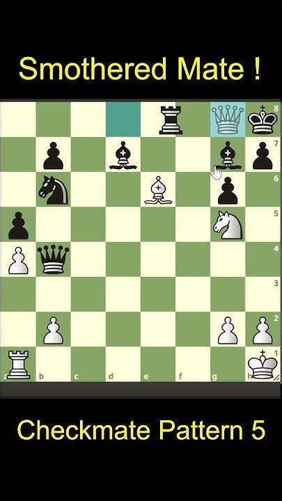 সবচেয়ে বিখ্যাত Checkmate Pattern Smothered Mate Youtube