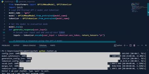 Creating A Generative Ai Chatbot With Python Dev Community