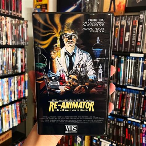 Reanimator 1985 Custom Vhs Display Replacement Case No Tape Etsy