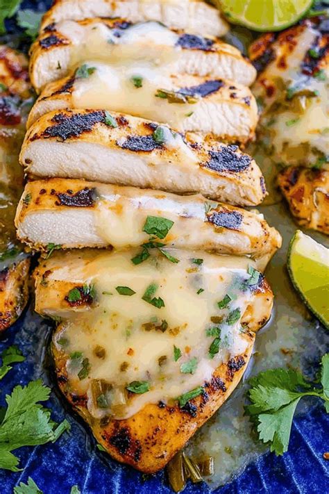 Grilled Salsa Verde Pepper Jack Chicken Easy And Delicious The Sisters Cooking