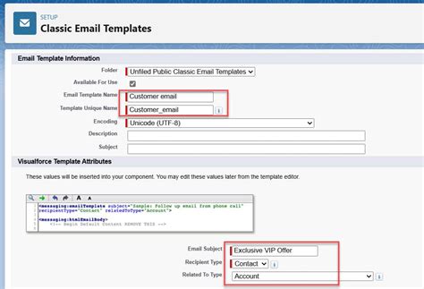 Create Visualforce Email Template In Salesforce
