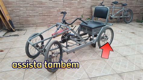 Quadriciclo Caseiro Com Pedal 18v E Freio A Disco Bike Design Cool