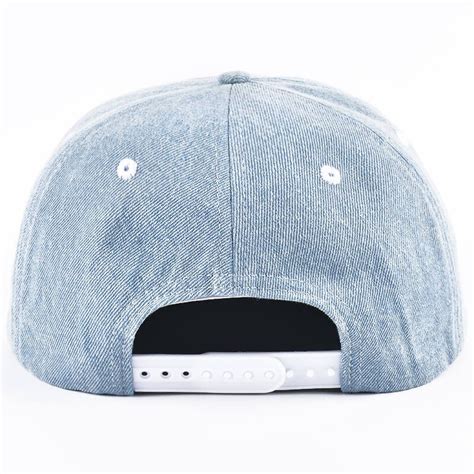 Custom Six Panel Embroidered Denim Dad Cap Wholesale