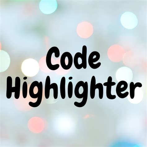 Code Highlighter Online Online Syntax Highlighter