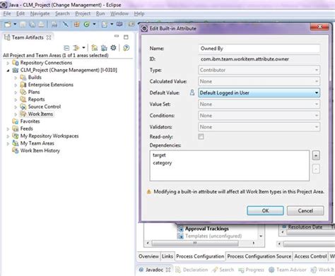 ibm rational team concert advanced work item customization