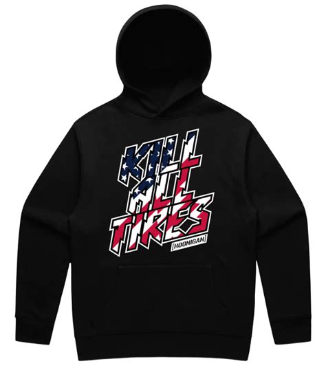 Kill All Tires Usa Hoodie Motor Hound