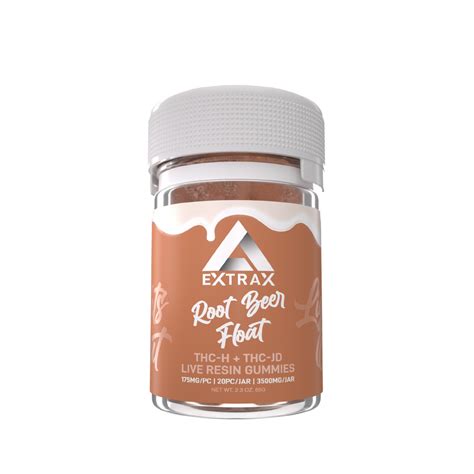 Delta Extrax Root Beer Float Lights Out Thc H Thc Jd 3500mg Gummies
