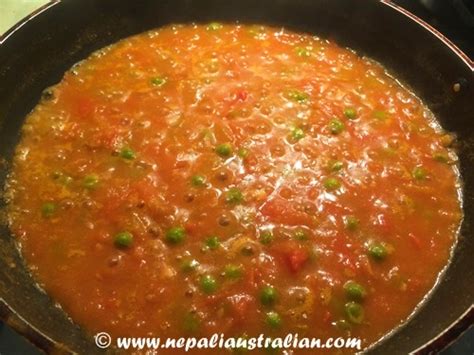 Golveda Kerau Achar Tomato And Green Peas Achar Nepaliaustralian