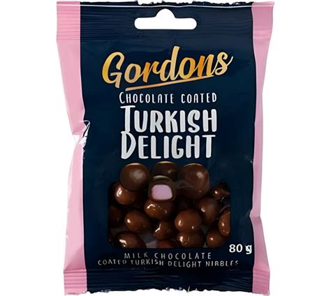 Gordons Sweets Sweet Choc Gs Turkish Dlight 80g T Bag 6 X 80 G Makro