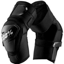Rodilleras 100 Fortis Knee Guards Black Protección Offroad En