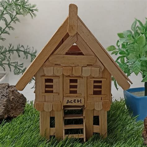 Jual Rumah Adat Aceh Stik Es Krim Shopee Indonesia