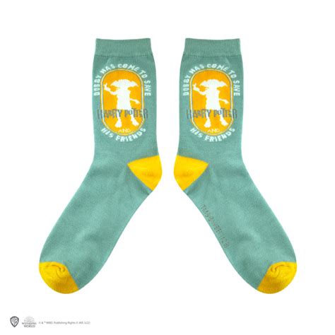 Set Of 3 Dobby Socks Harry Potter Cinereplicas Cinereplicas Usa