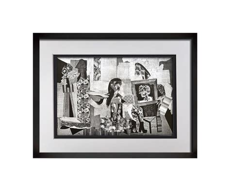 Pablo Picasso Limited Edition Stone Lithograph ~sur Toilette Papier Colle Etsy