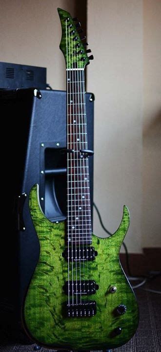 Green Monster 7 String Custom Guitar Build By Sunny Tuladhar Guitarras