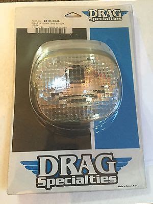 Drag Specialties Clear Laydown Tail Light Lens 2010 0046 Ebay