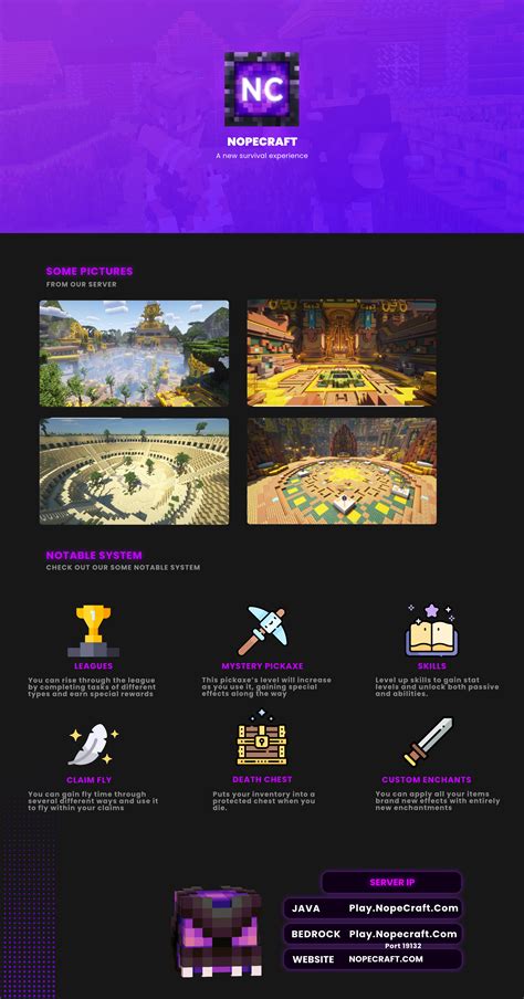 Nopecraft Smp Java Bedrock