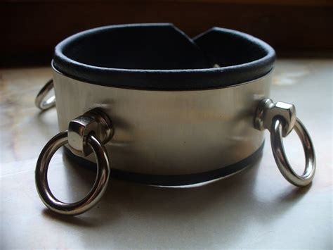 Precious Bdsm Ankle Cuffs Stainless Steel Shackles Ring Of O Etsy