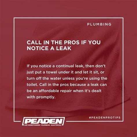 Peaden Air Conditioning Plumbing And Electrical On Linkedin Thepeadenway Peadenprotips