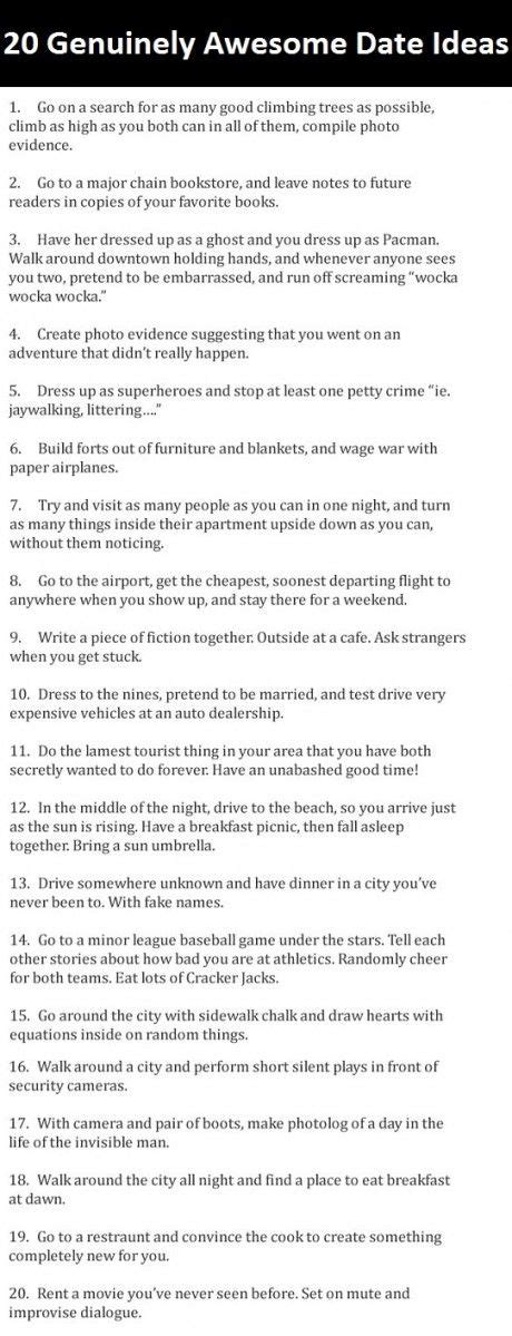Funny And Cute Ideas Love 8 Unusual Date Cute Date Ideas Dating