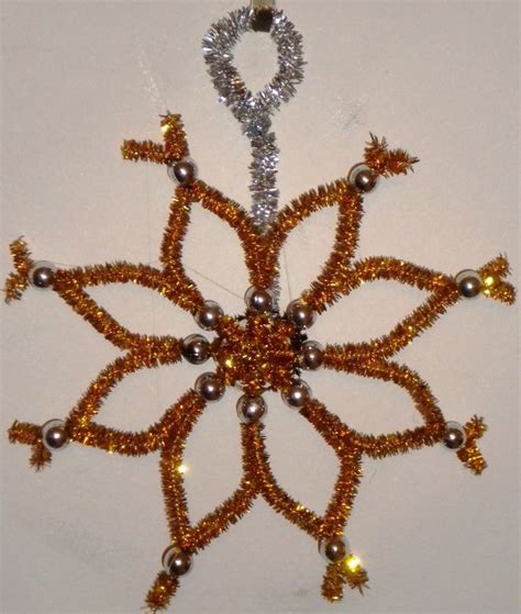 Adornos De Navidad Con Limpia Pipas O Chenille Pipe Cleaner Beaded