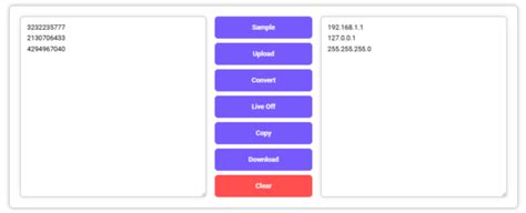 Online Decimal To Ip Address Converter Networking Tool