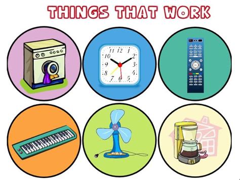 Things That Work Sorting Activity Teaching Resources