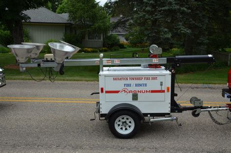 2122 Light Tower Generator Trailer Saugatuck Township Fire District